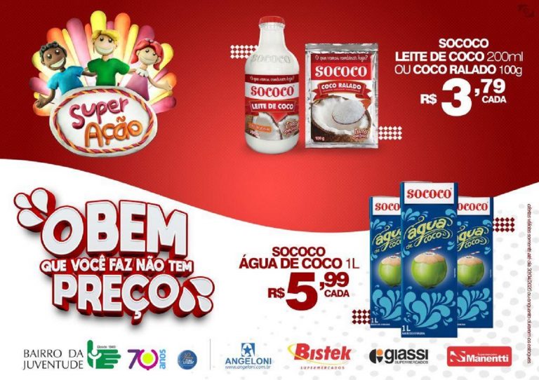 Sococo é a empresa parceira de abril na Campanha SuperAção - Mais Sul