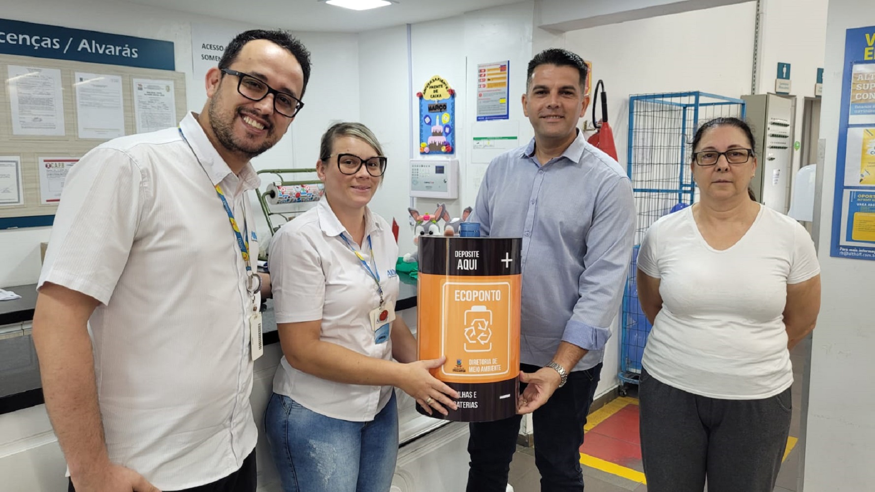 Em Urussanga, ecopontos buscam garantir a destinação correta de pilhas ...